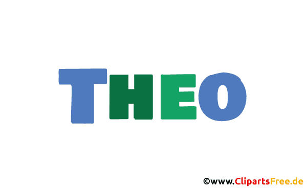 Theo nombre para niños - nombre de los hombres gif animado