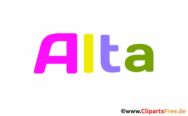 Alta Name Vorname für Baby Gif-Animation