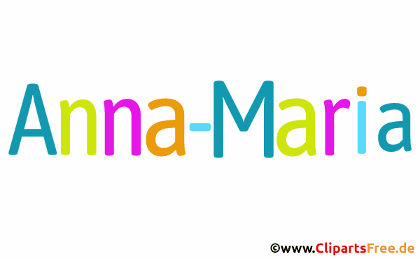 Anna-Maria nombre para niñas gif animación