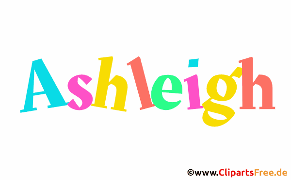 Ashleigh primeiro nome para meninas - Imagens animadas de nomes