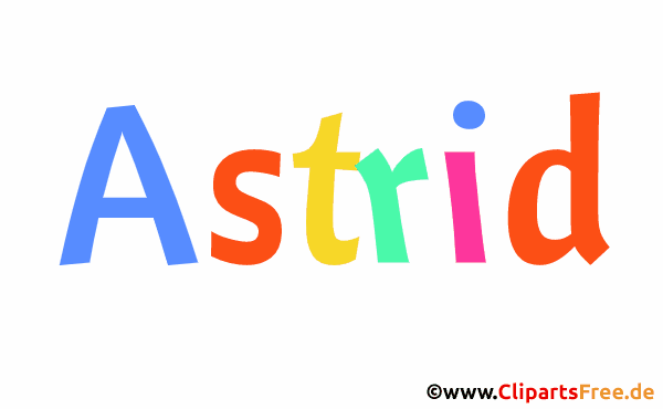 Astrid Mädchenvorname Gif Animation