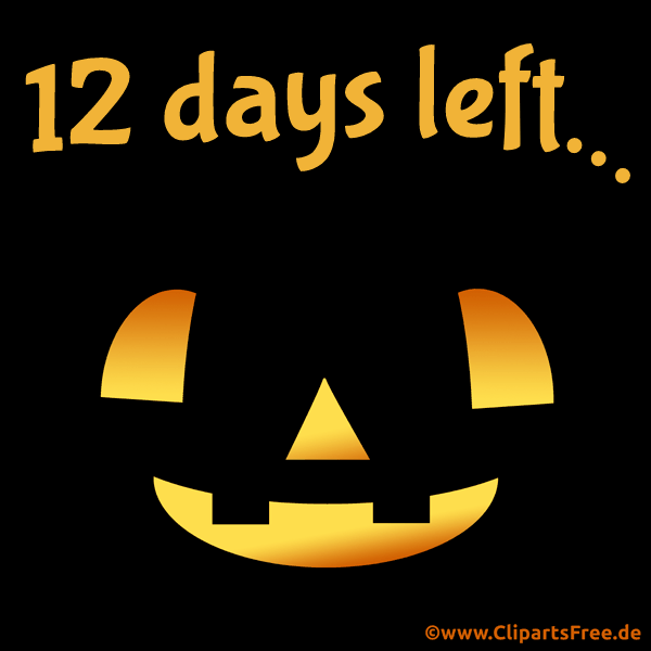 Bild 12 Tage bis Halloween Gif-Animation