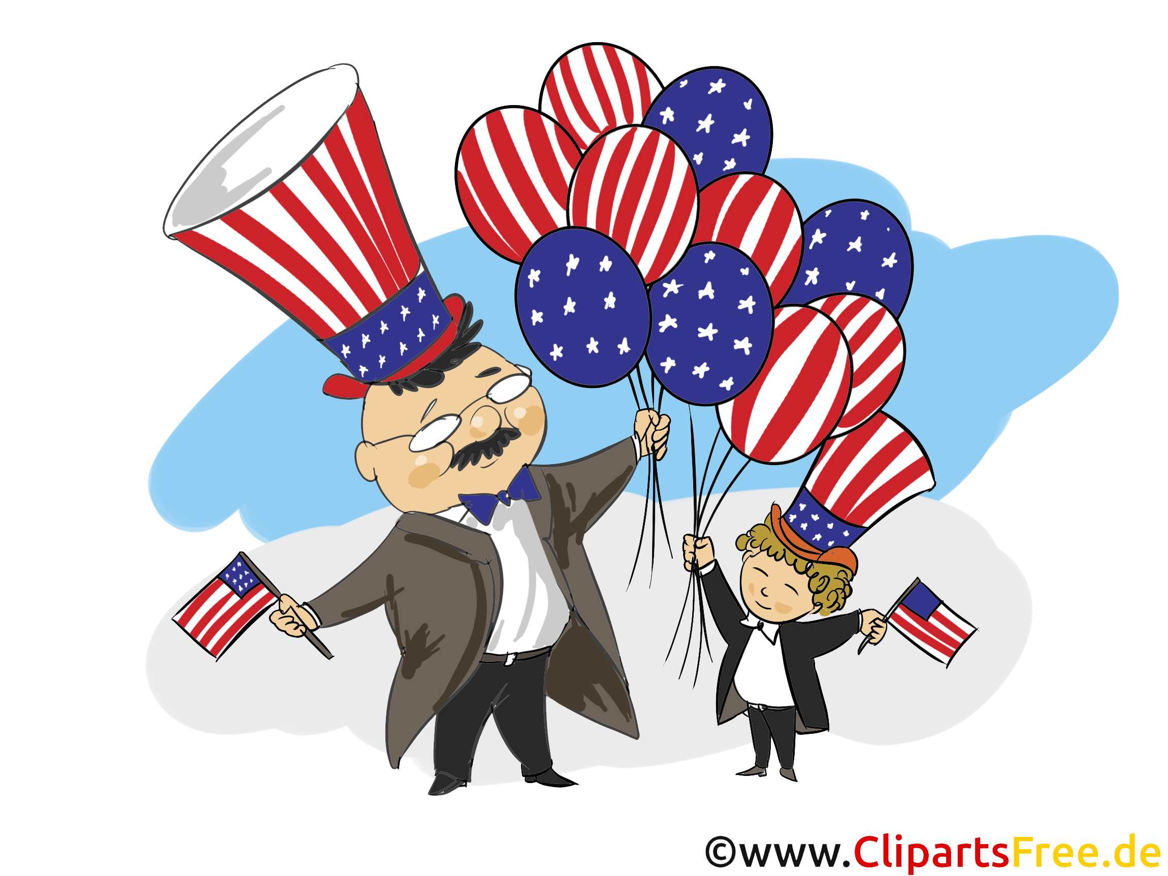 July 4th Clipart free