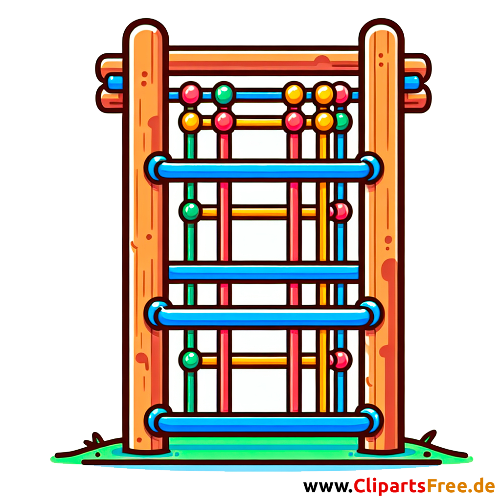 Climbing frame clipart - mga larawang may mga laruan ng mga bata