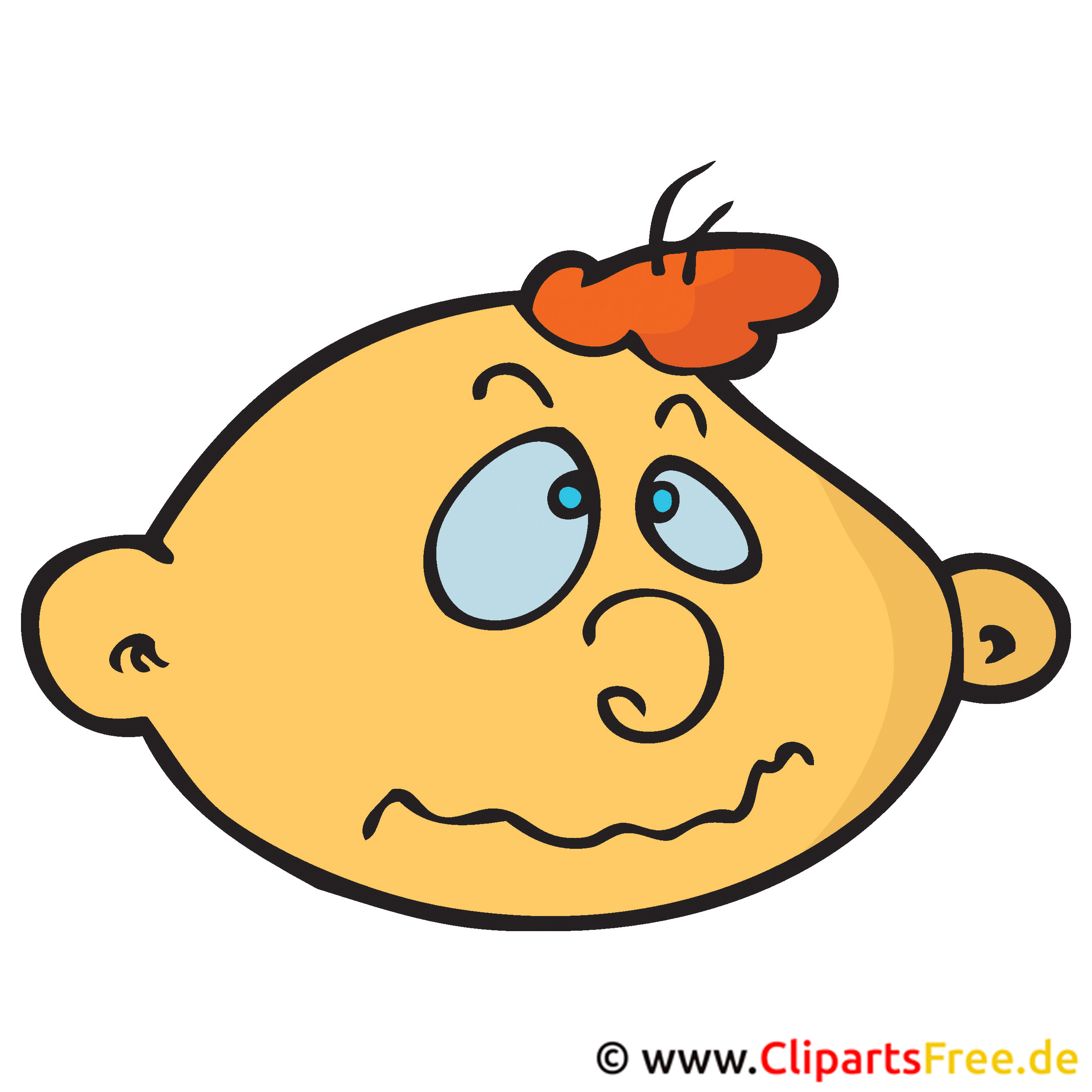 Cartoon Head Clipart, Bild, Cartoon, Grafik, Illustration