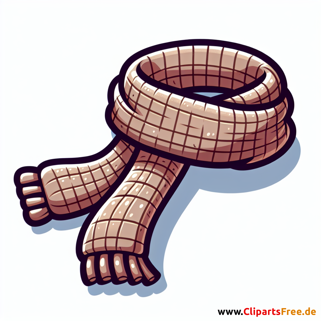 Schal Clipart - Bilder zum Thema Kleidung