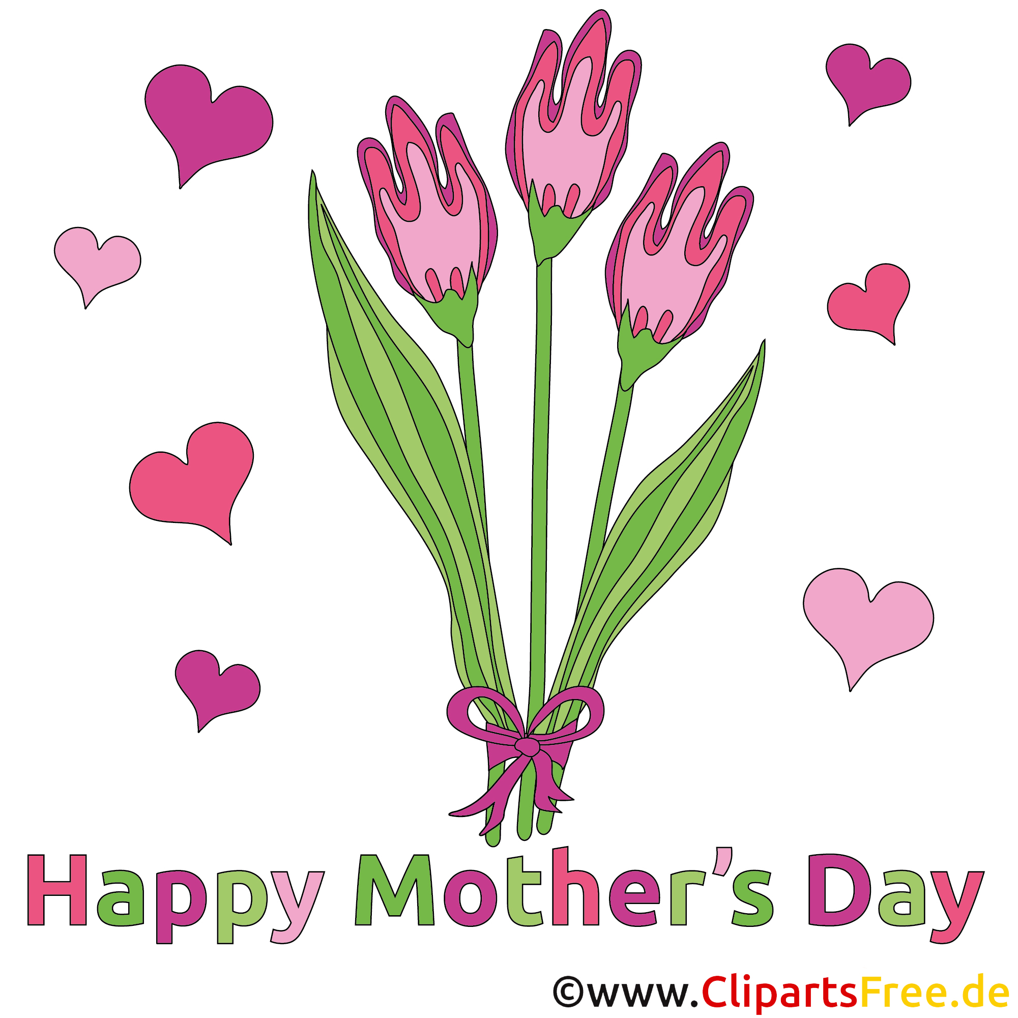 Basteln zum Muttertag mit unseren Bildern