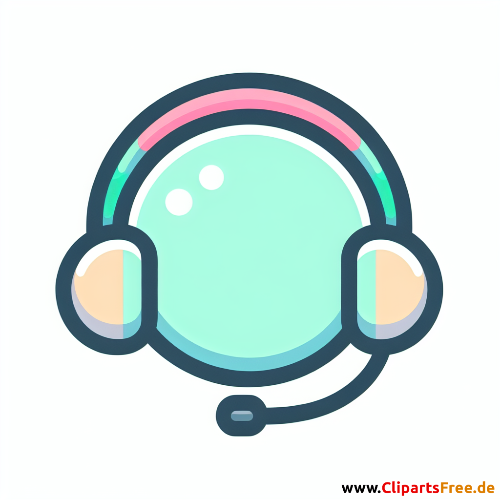 Headset clipart - billeder om emnet kontorartikler
