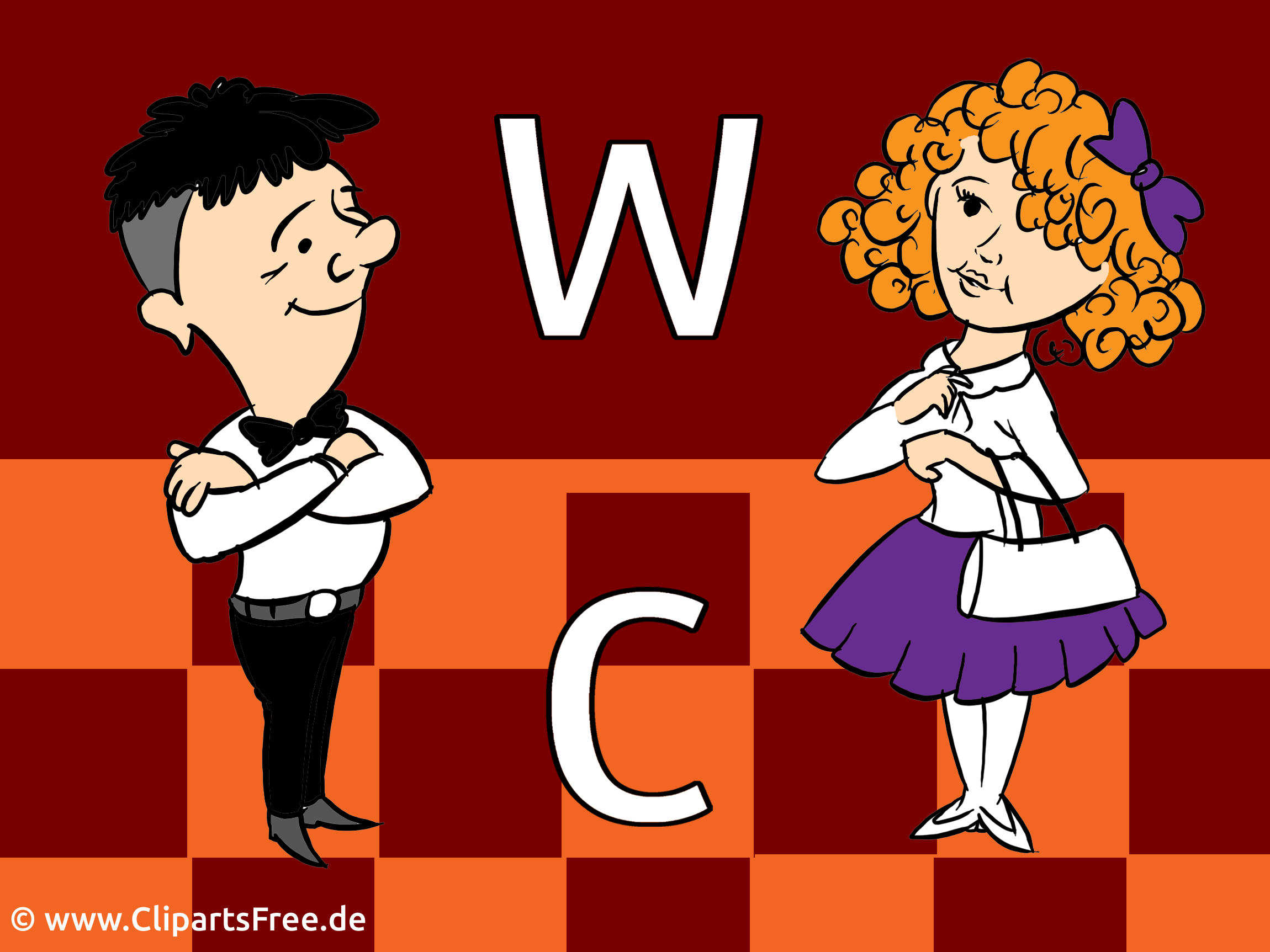 WC Teken Grappig