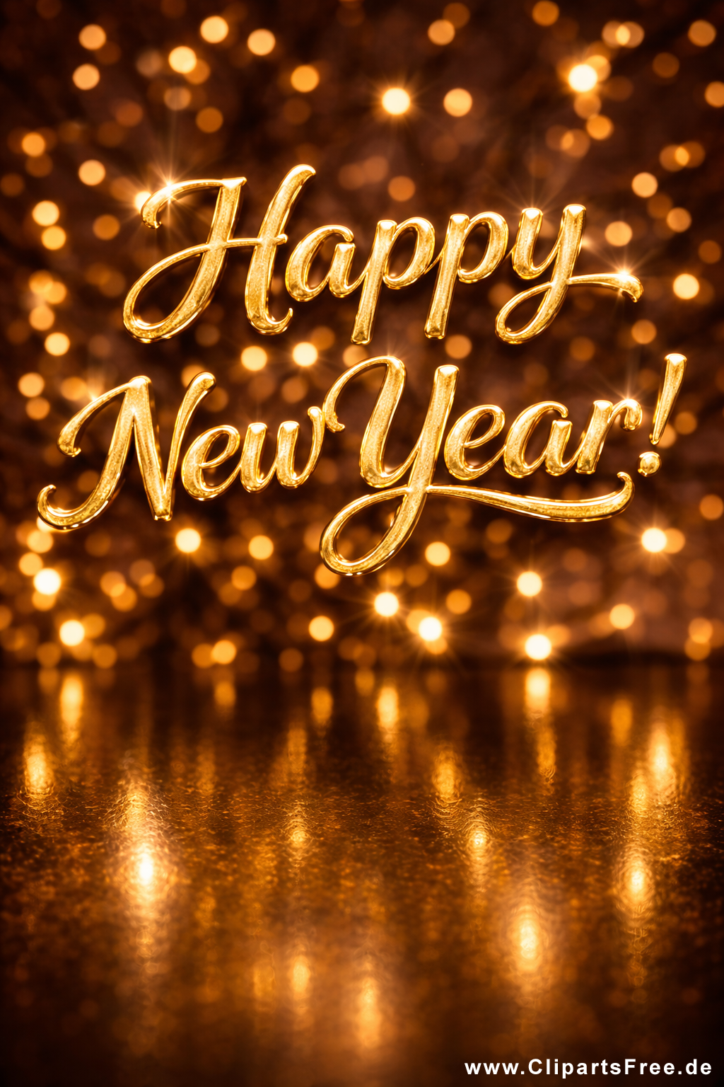 Happy New Year Text Clipart