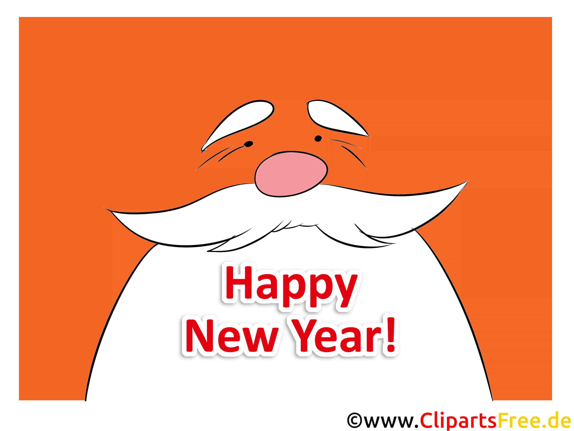 Lustige Grusskarten zum Silvester und Neujahr