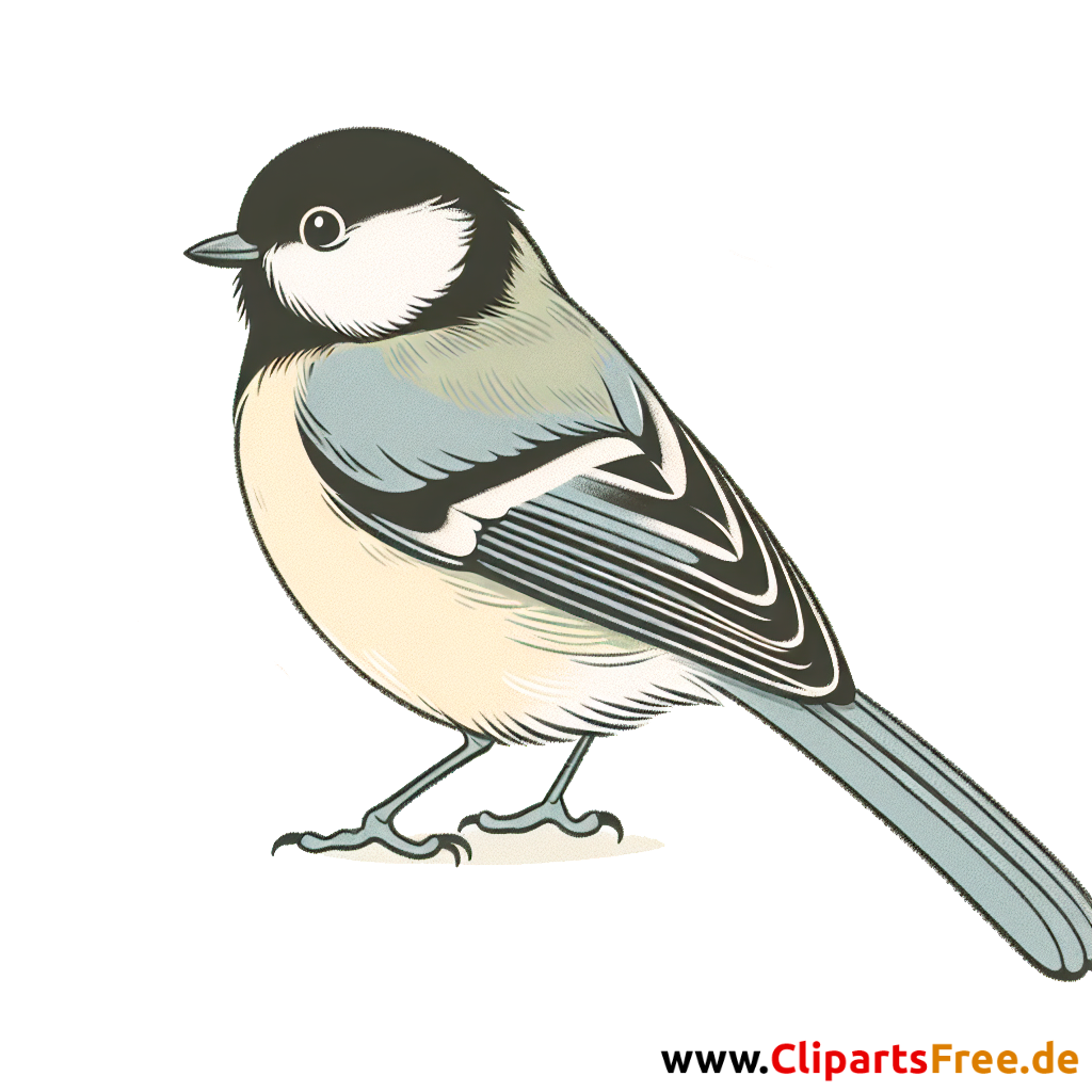 Mejse clipart - billeder om emnet fugle