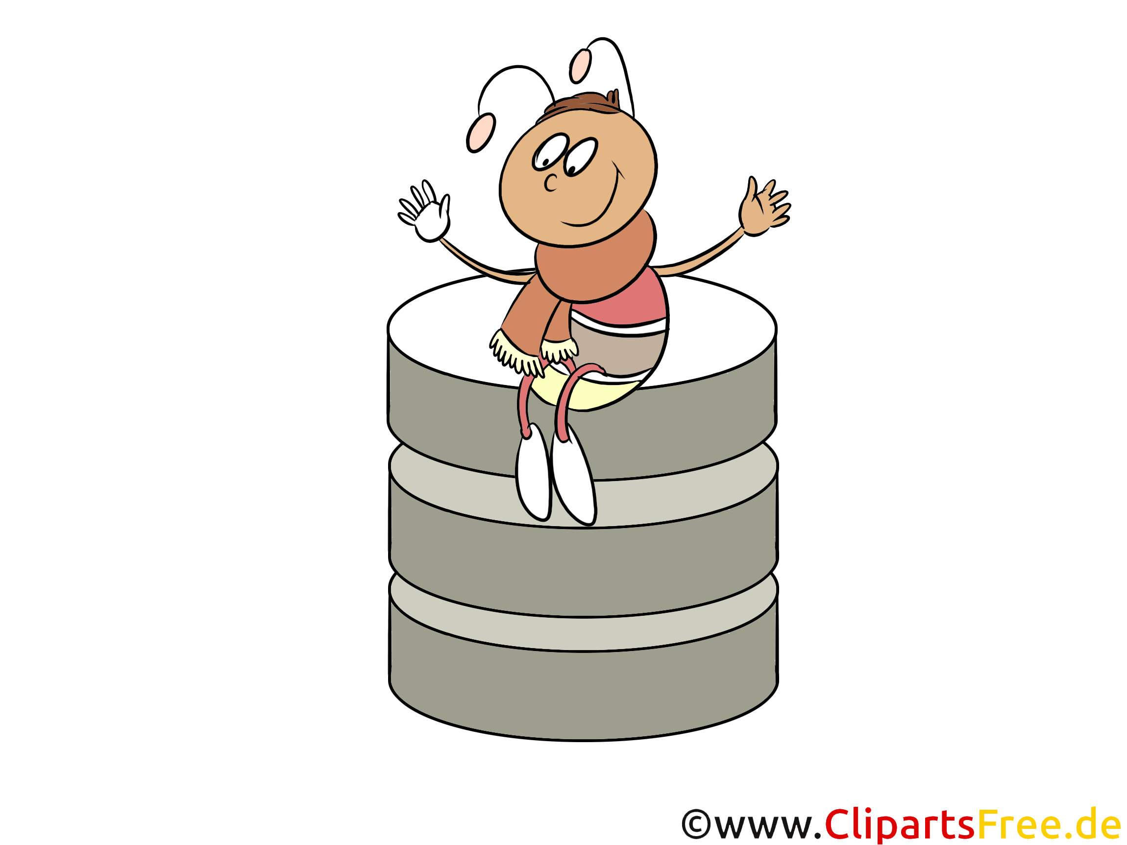 Database Clipart Bilder F r Schule