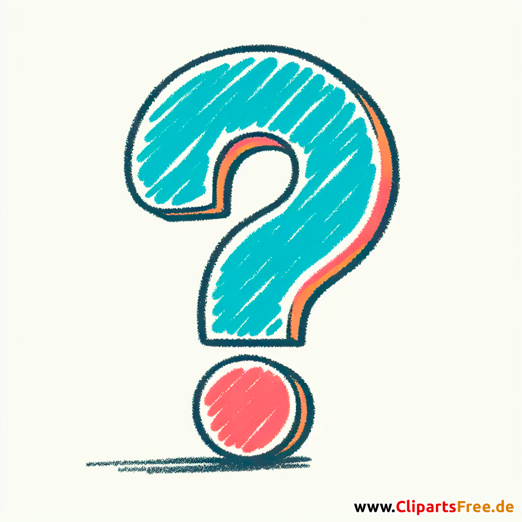 Fragezeichen Clipart kostenlos zum Drucken
