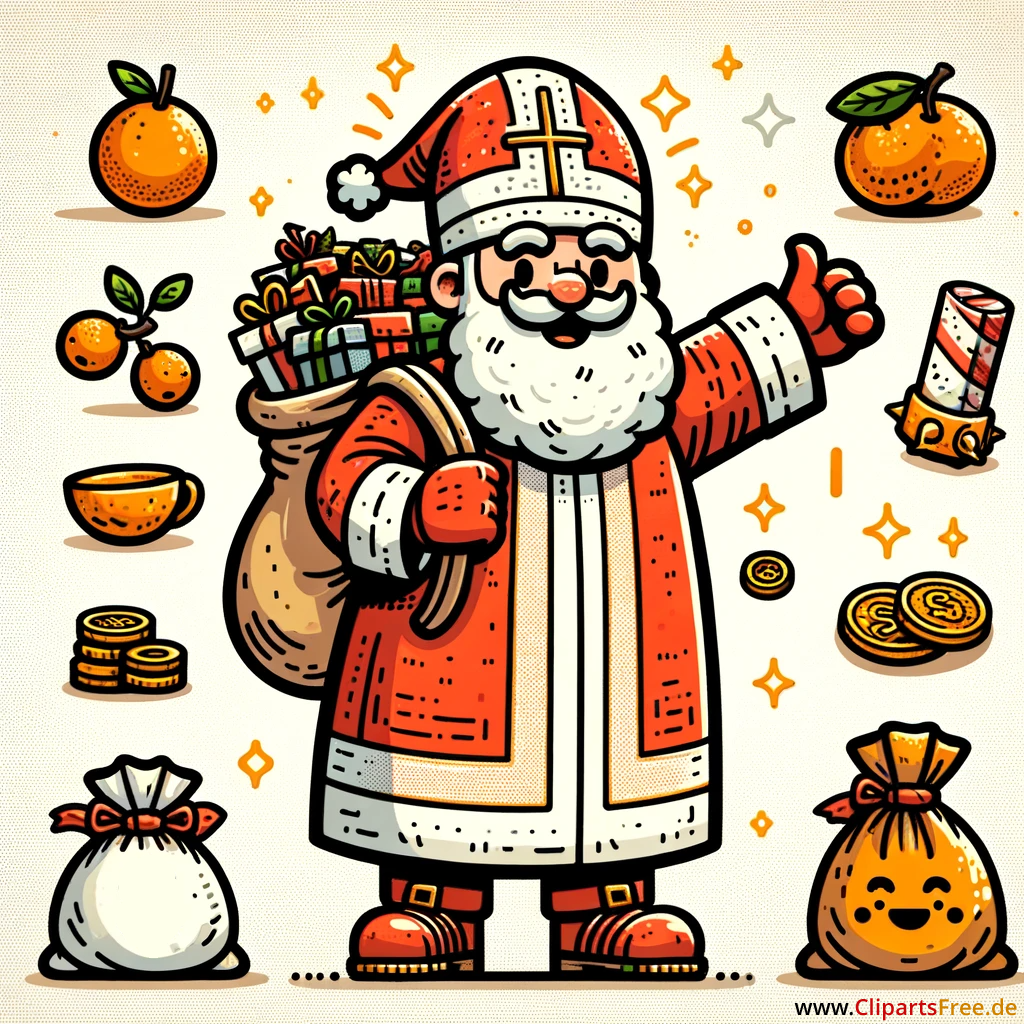 Nikolaustag 2D Clipart