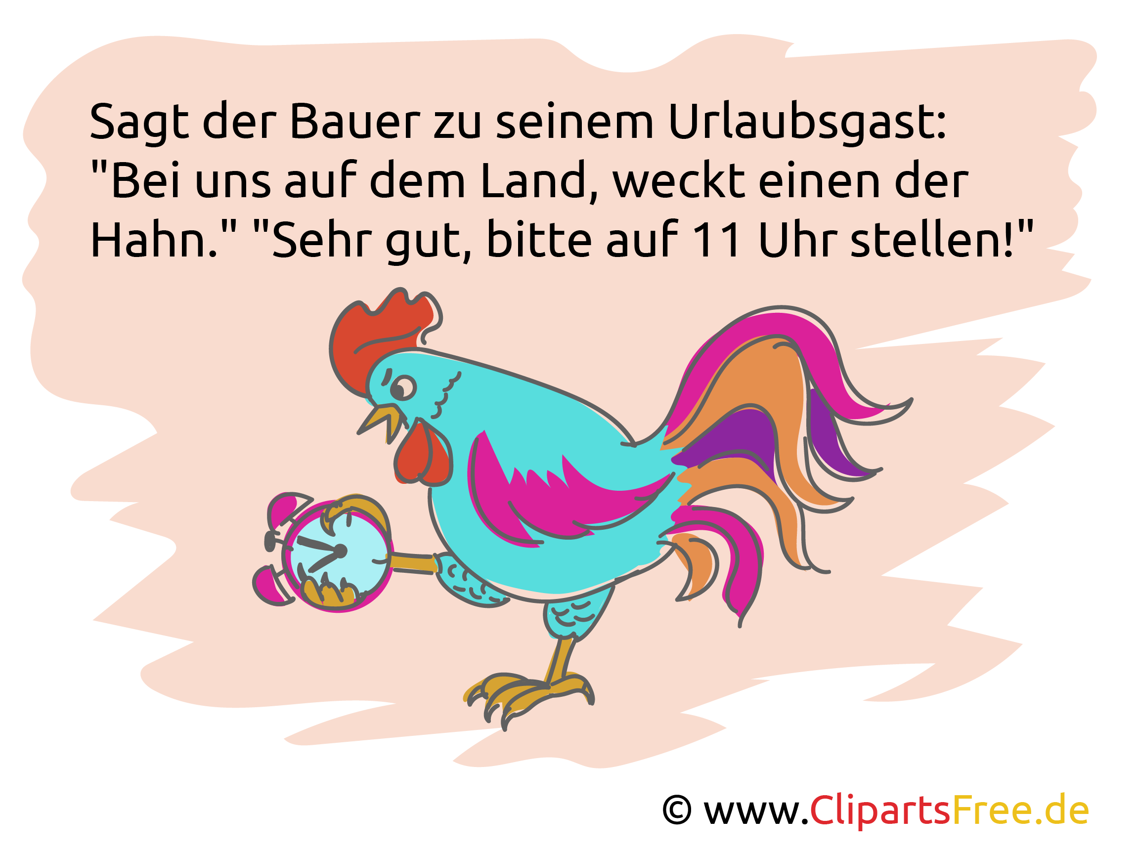 Ferienwitze - Urlaub auf dem Bauernhof