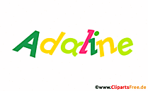 Adaline schöner Mädchenvorname für Baby als Bild